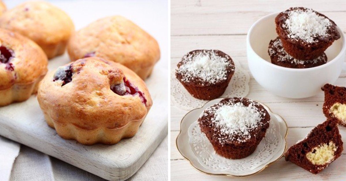 3 рецепта маффинов