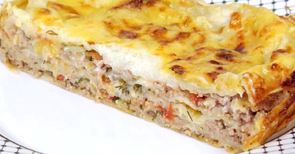 Лазанья в духовке