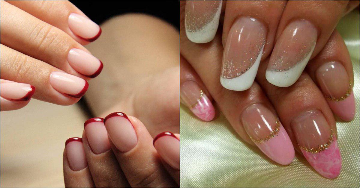 Модный французский маникюр